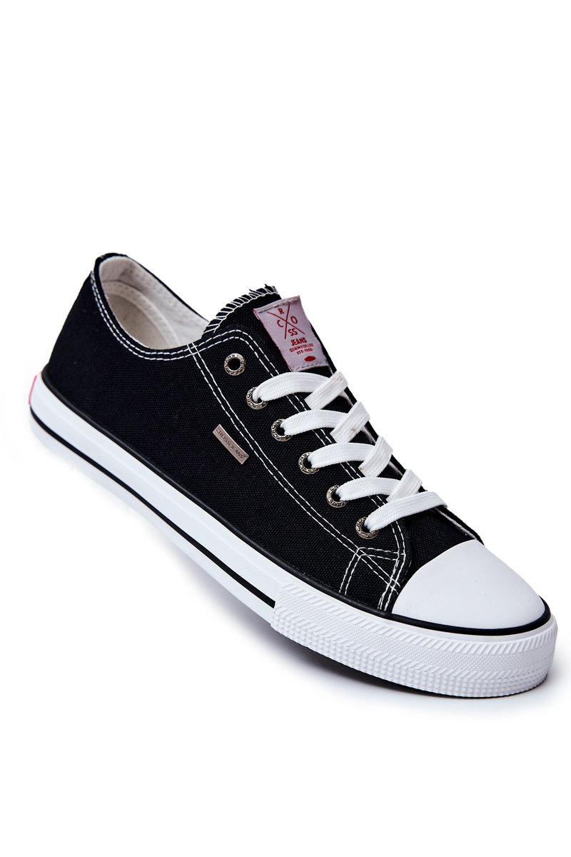 Męskie Klasyczne Trampki Cross Jeans JJ1R4003C Czarne-42 - Cross Jeans ...