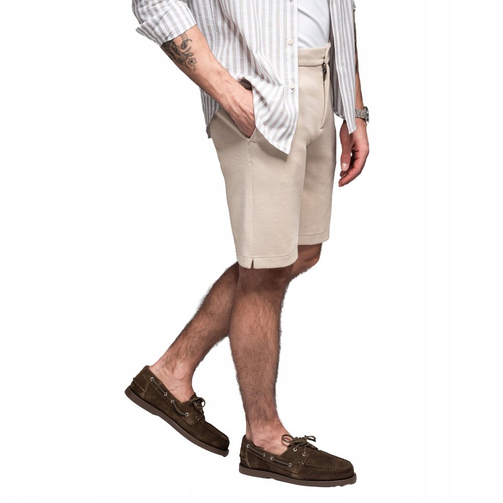 Męskie krótkie spodenki piaskowe modne stylowe Ombre OM-SRCS-0166 V3 r. XL - Ombre | Moda Sklep ...