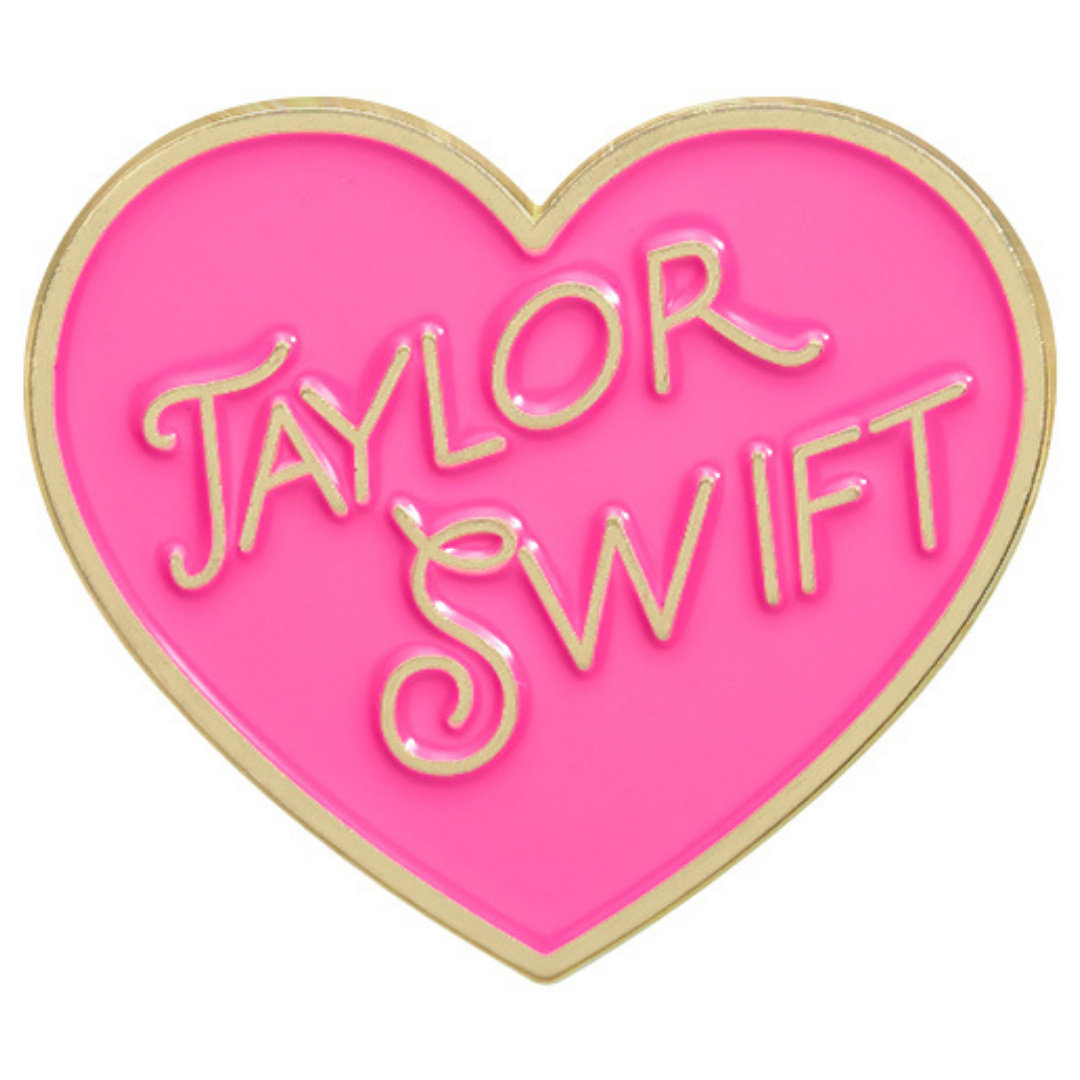 Metalowa Przypinka Gwiazda Muzyczna Taylor Swift Serce Pin - Inna marka ...
