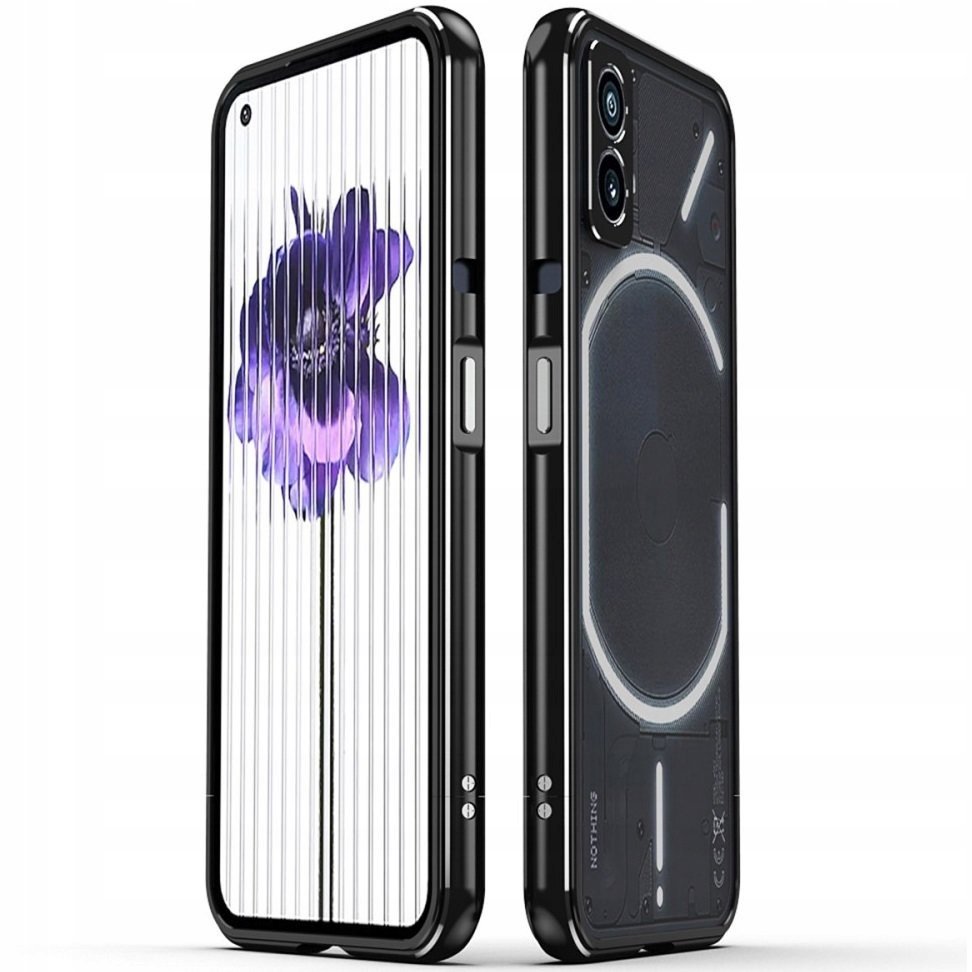 Metalowy bumper ramka do Nothing Phone (2), Case, Obudowa, Pokrowiec ...