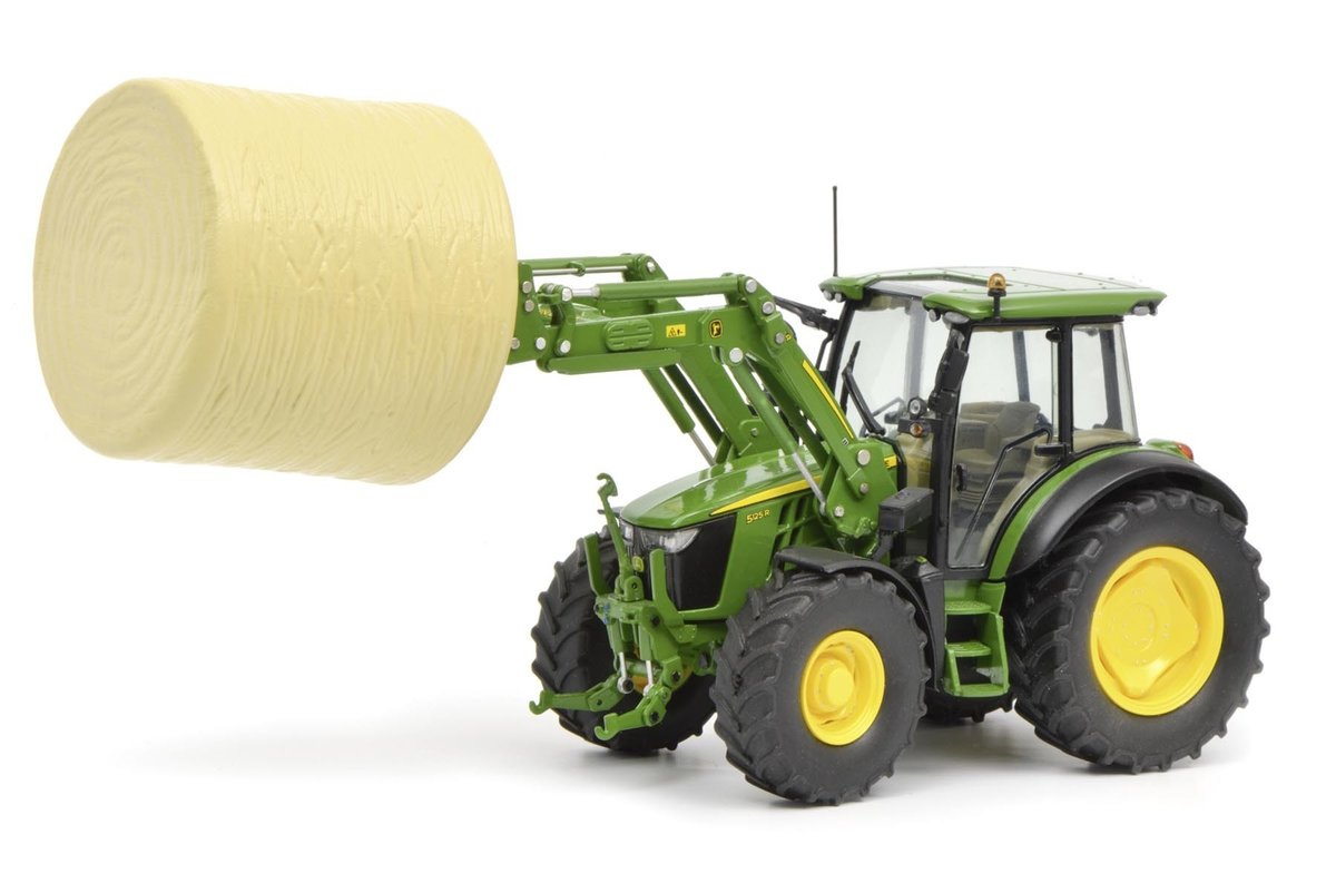 Metalowy model kolekcjonerski traktora John Deere 5125R z ładowaczem ...
