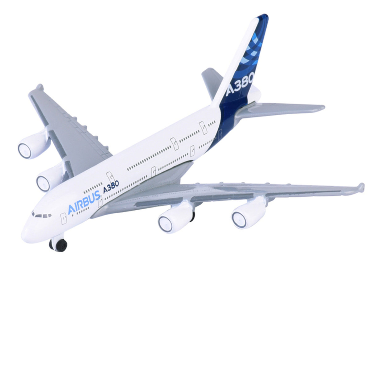 Metalowy Samolot Pasażerski Airbus A380-800 Biały pojazd Lotniczy 11 cm ...