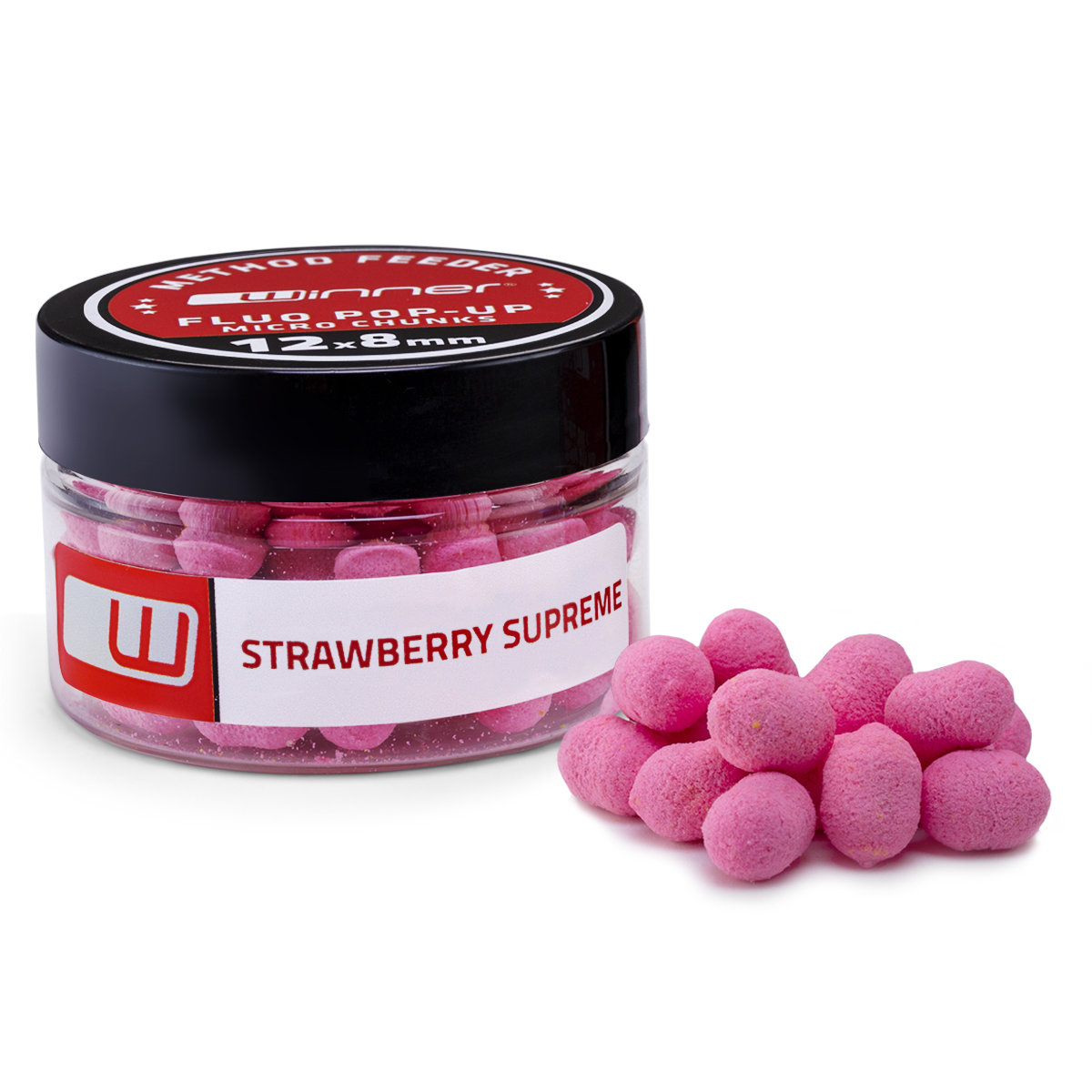 Method/Feeder Fluo Pop-Up Micro Chunks Truskawka Supreme - Tandem Baits ...