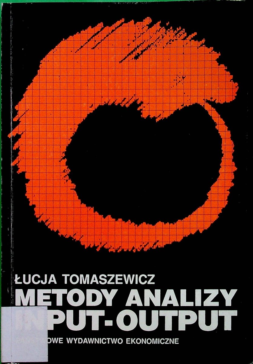 Metody analizy input - output - W opisie | Książka w Empik