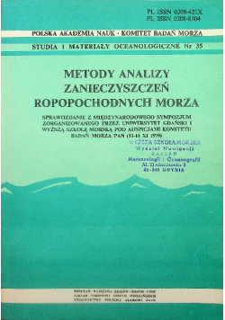 Metody analizy zanieczyszczeń ropopochodnych morza - Opracowanie zbiorowe | Książka w Empik