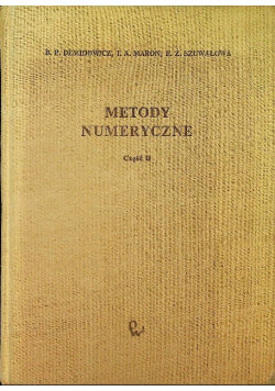 Metody numeryczne Część 2 - PWN | Książka w Empik