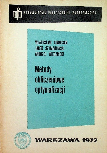 Metody obliczeniowe optymalizacji - Opracowanie zbiorowe | Książka w Empik