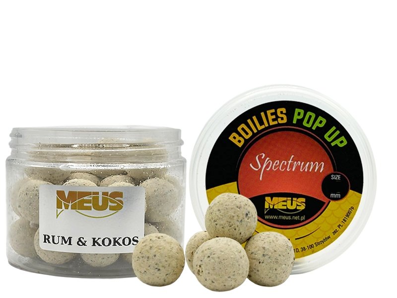 Meus Kulki Pop Up Spectrum 15mm 50g Rum Kokos - MEUS | Sport Sklep ...