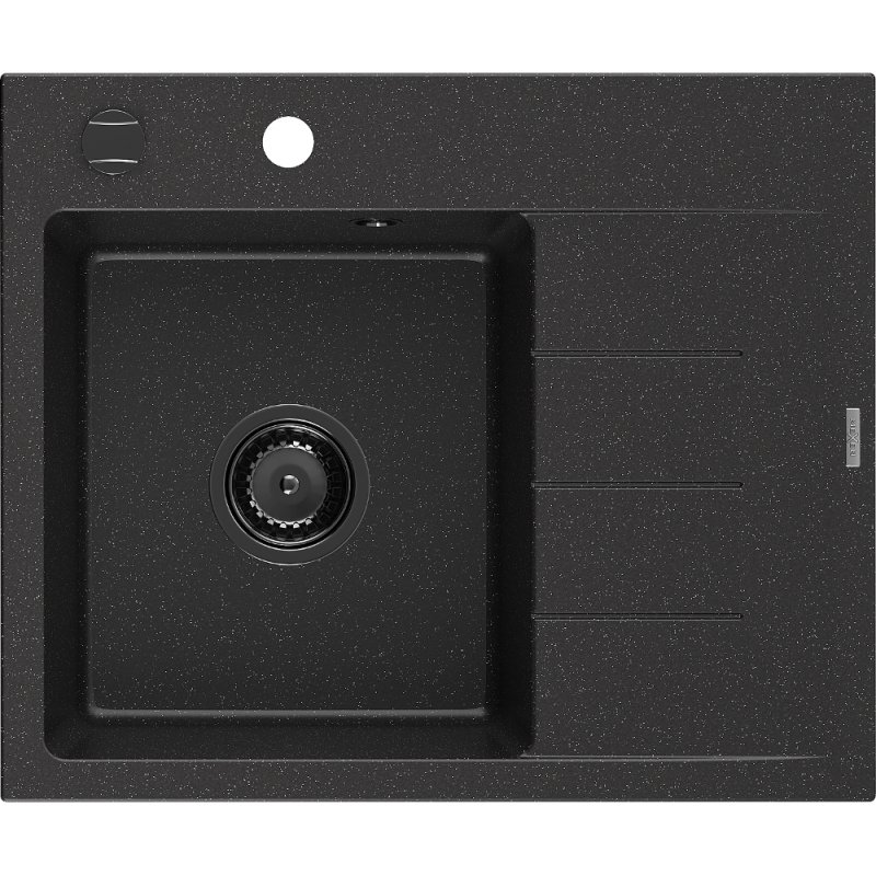 Mexen Ben zlewozmywak granitowy 1-komorowy z ociekaczem lewy 600 x 500 ...