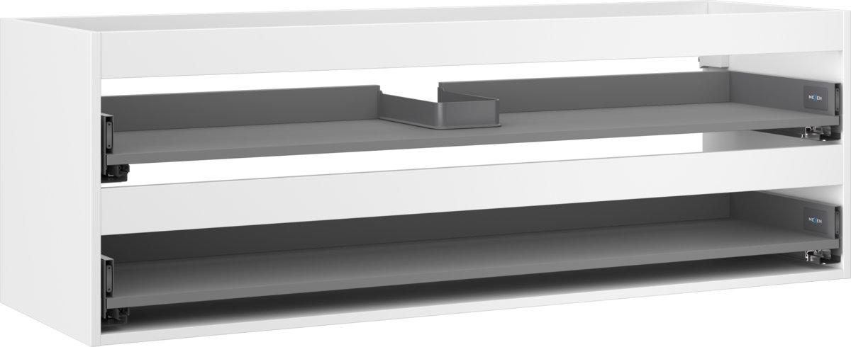 Mexen Box-A korpus szafki podumywalkowej 140 cm, 2 szuflady, biały mat ...