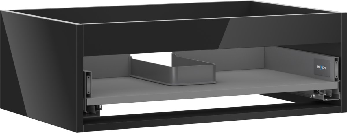 Mexen Box-A korpus szafki podumywalkowej 70 cm, 1 szuflada, czarny ...