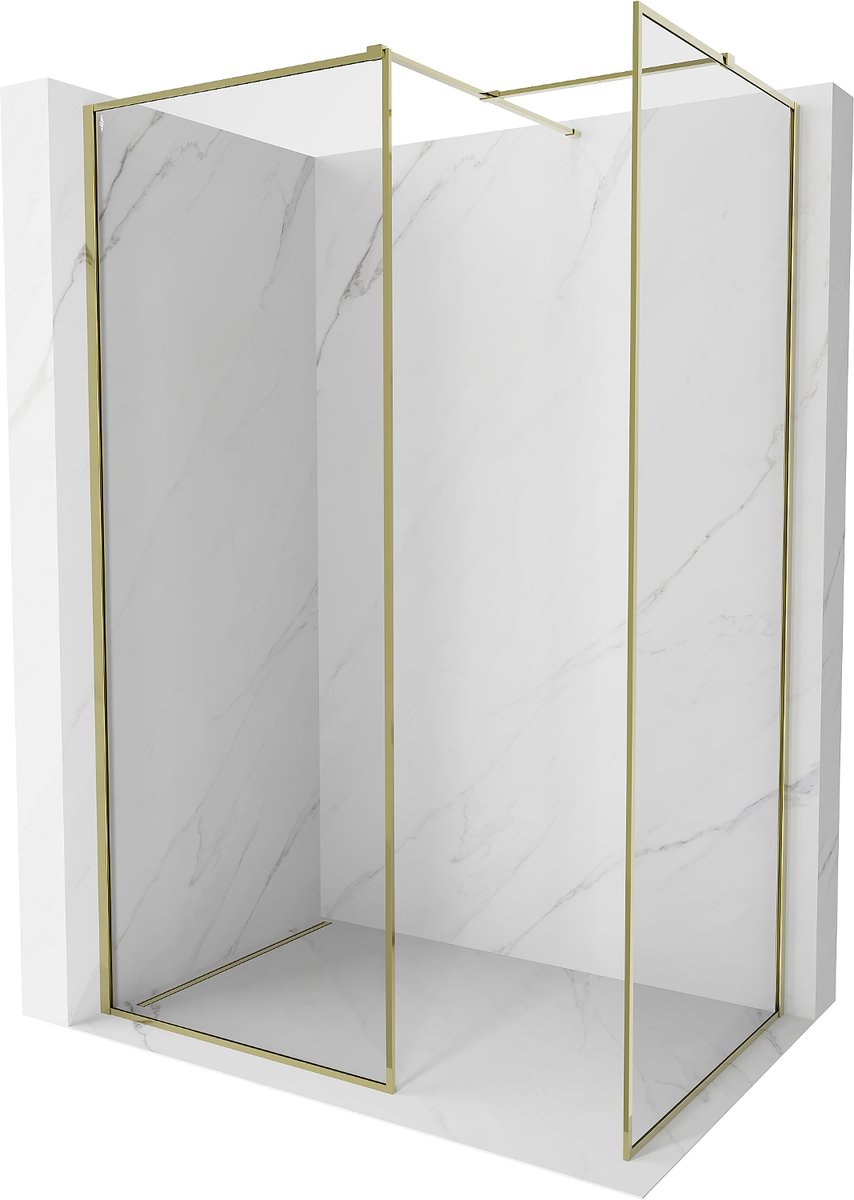 Mexen Kioto-XF ścianka prysznicowa Walk-in z ramką 100 x 80 cm ...