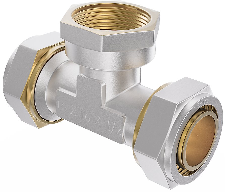 Mexen PEX-S trójnik skręcany PEX 25 x 1 GW x 25 - W97232-2510F25-00 ...
