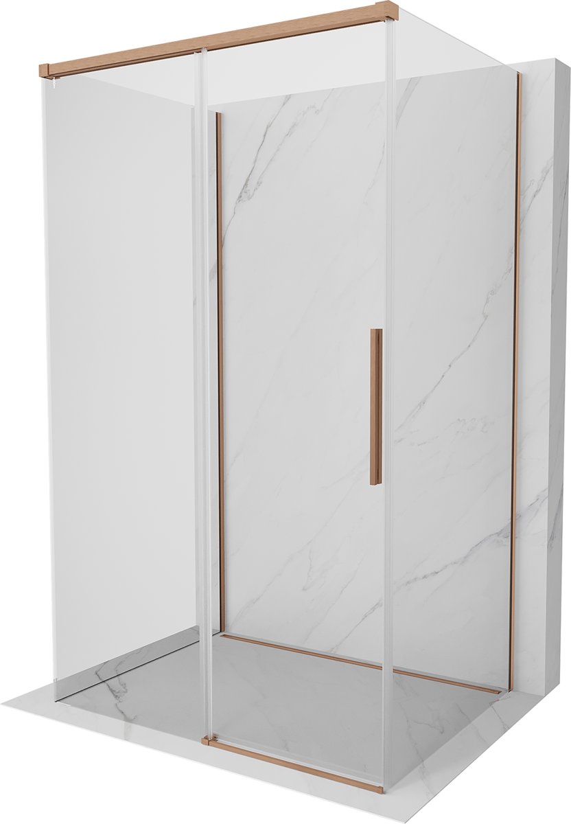 Mexen Rox-3S kabina prysznicowa 3-ścienna rozsuwana 100 x 80 cm ...