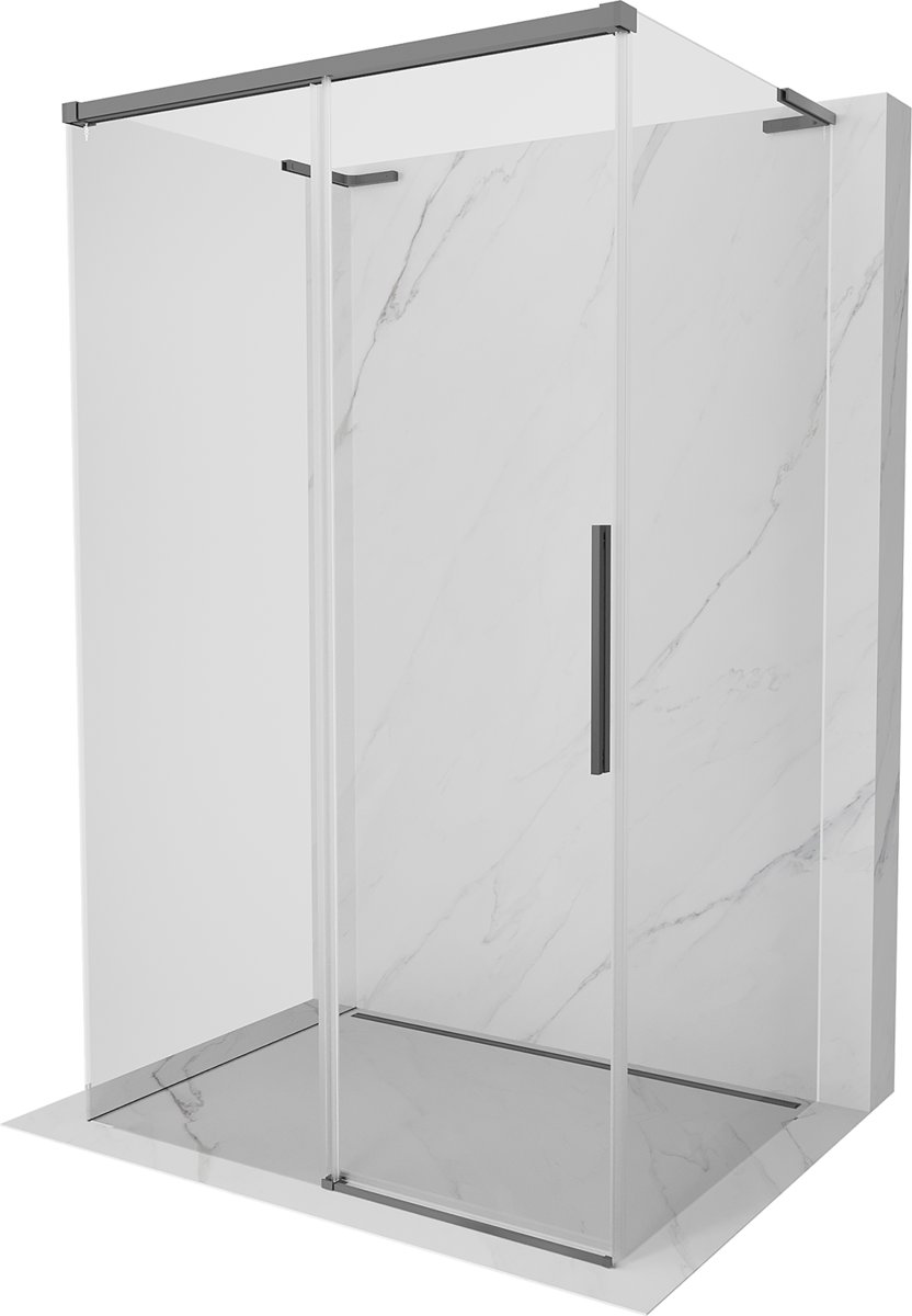 Mexen Rox-3S L kabina prysznicowa 3-ścienna rozsuwana 125 x 120 cm ...