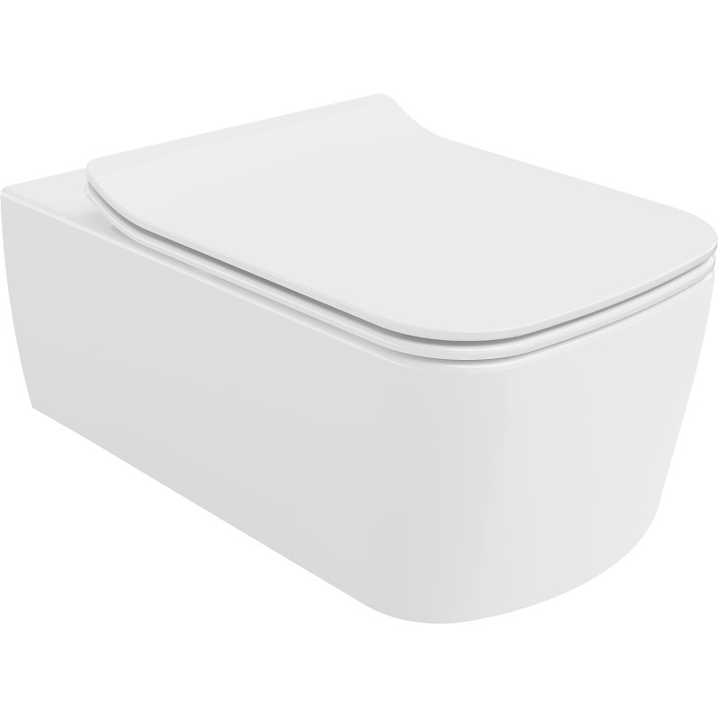 Mexen York Miska Wc Rimless Z Deską Wolnoopadającą Slim, Duroplast ...