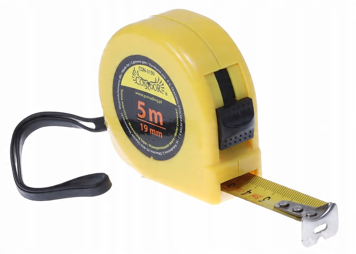 Miara 5M Miarka Metrówka Zwijana Taśma Miernicza - CONDOR | Sklep EMPIK.COM