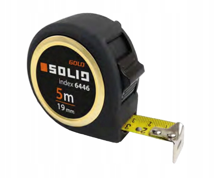 Miara Miarka Metrówka Zwijana Gold 5M 19Mm Solid - Solid | Sklep EMPIK.COM