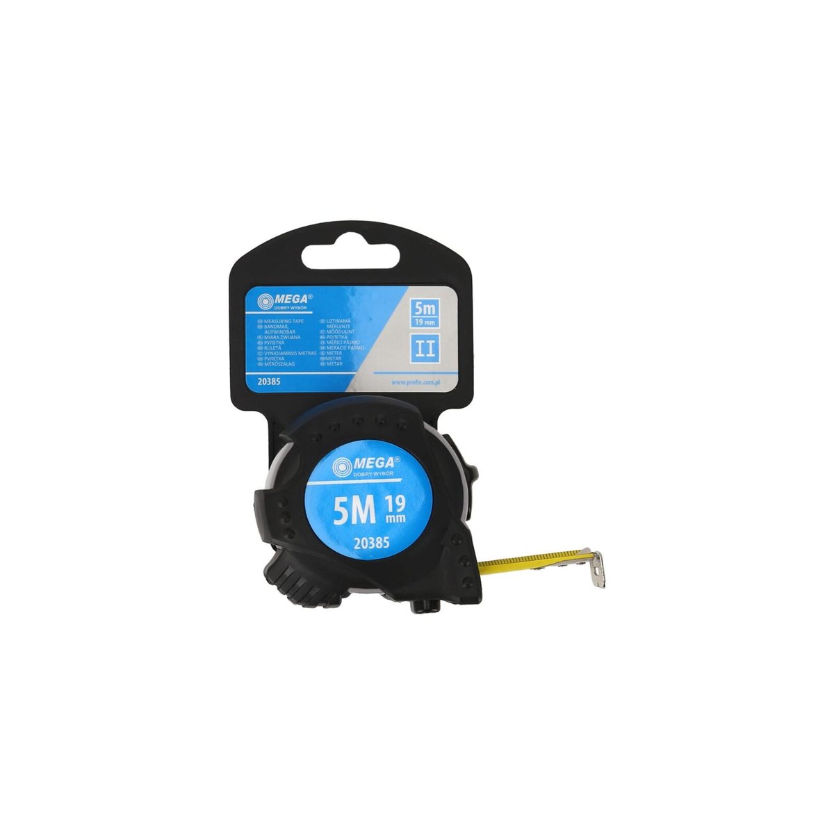 MIARA ZWIJANA 2M/16MM,2XSTOP,.ZAW.,CE,OSŁ.GUM.,KARTA,MEGA - Mega | Sklep EMPIK.COM
