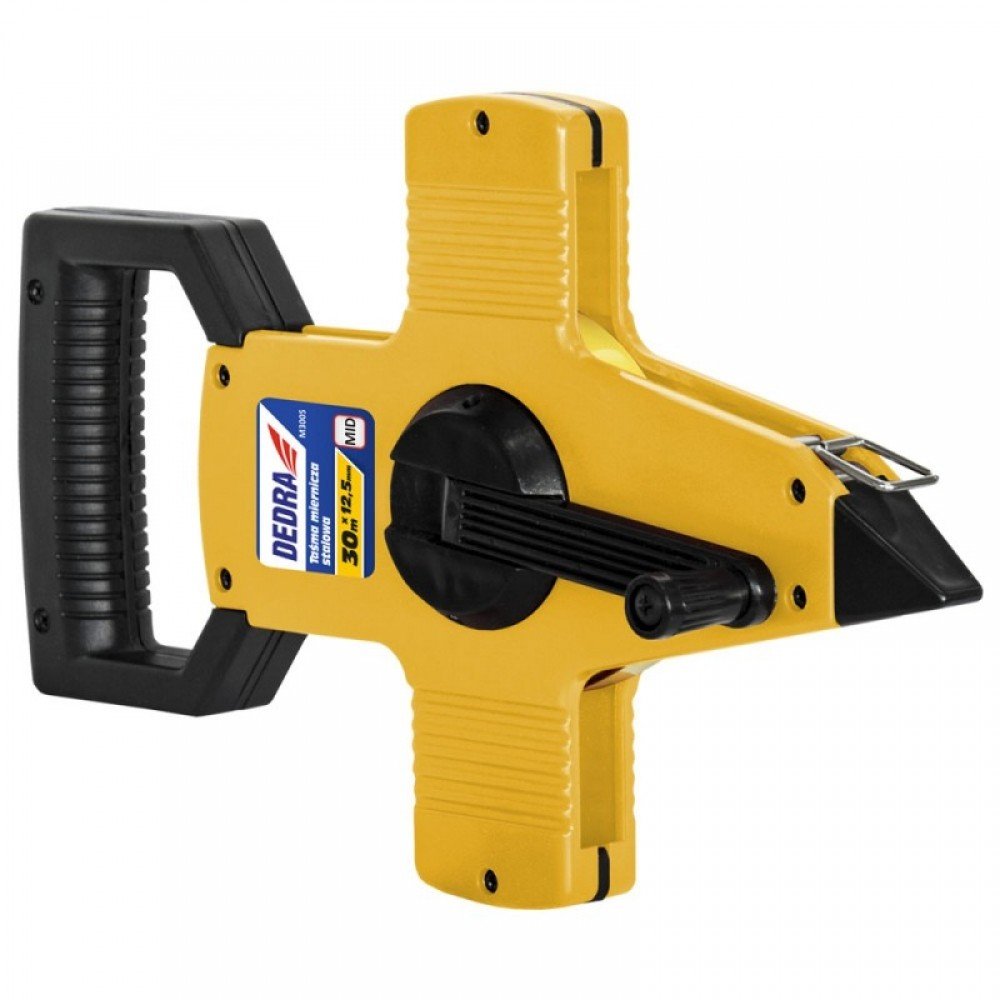 Miarka, taśma miernicza DEDRA M3005 30m, stalowa, 12,5mm, ABS, CE MID ...