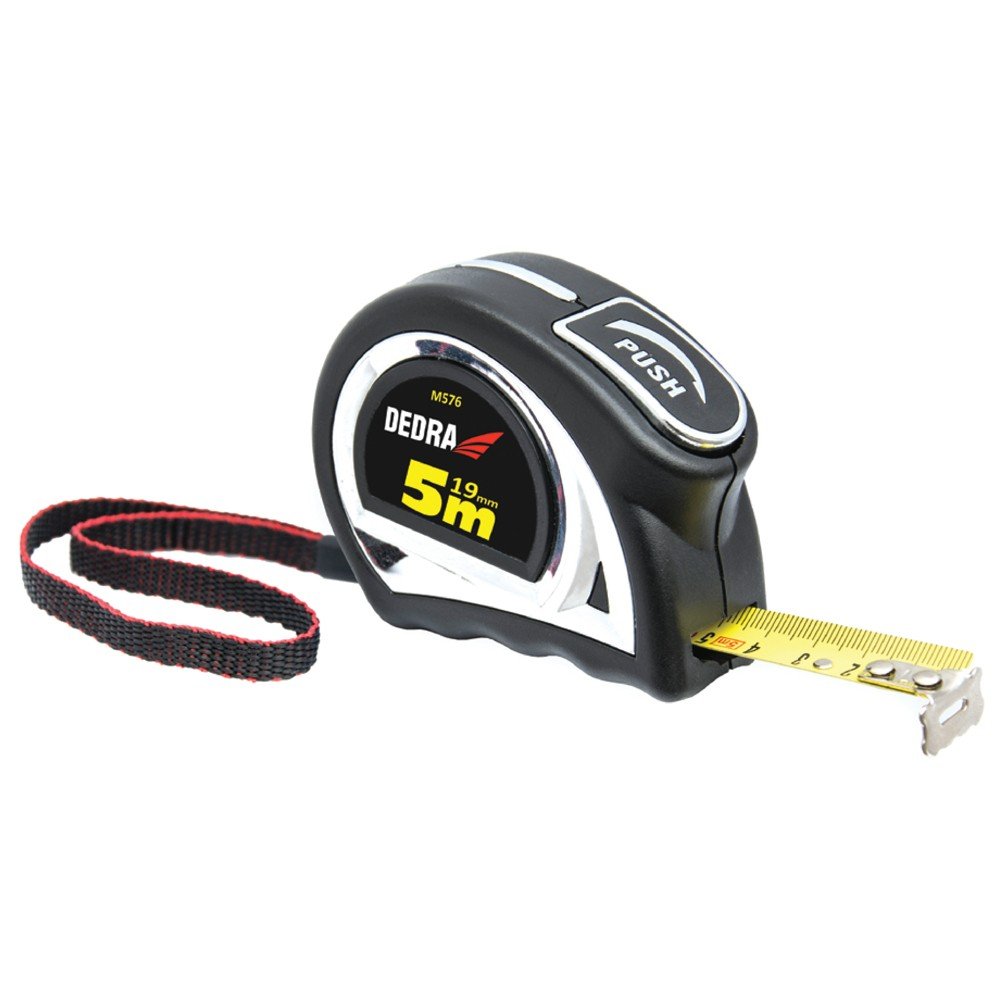 Miarka, taśma miernicza DEDRA M876 8m, 25mm, auto - blokada, taśma ...