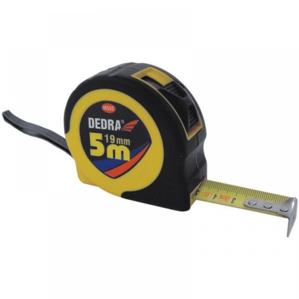 Miarka, taśma miernicza DEDRA M882 8m, 25mm, obudowa ABS+guma - Dedra | Sklep EMPIK.COM