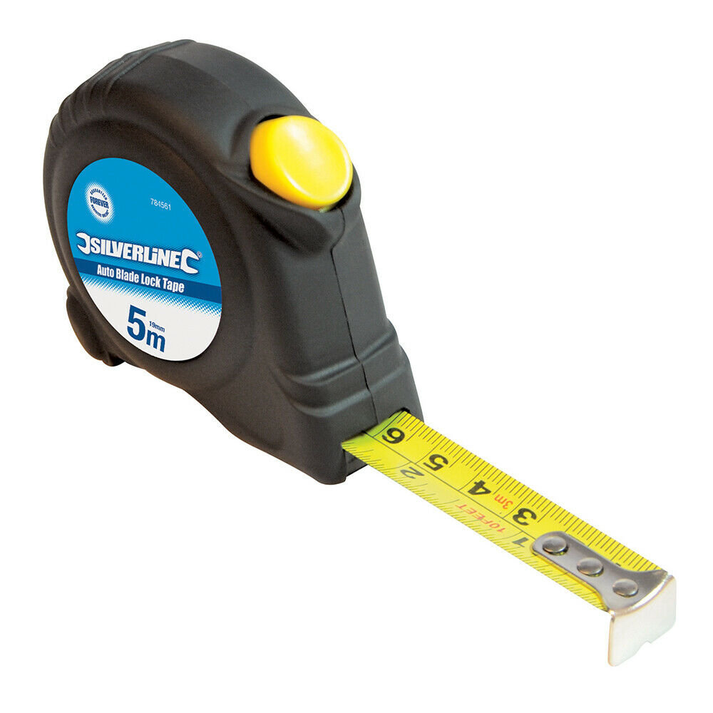 Miarka zwijana 5m x 19mm (784561) SILVERLINE - Silverline | Sklep EMPIK.COM