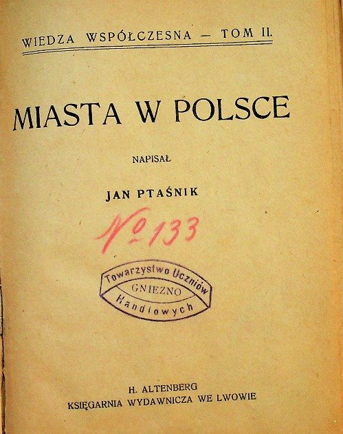 Miasta w Polsce 1922r. - W opisie | Książka w Empik