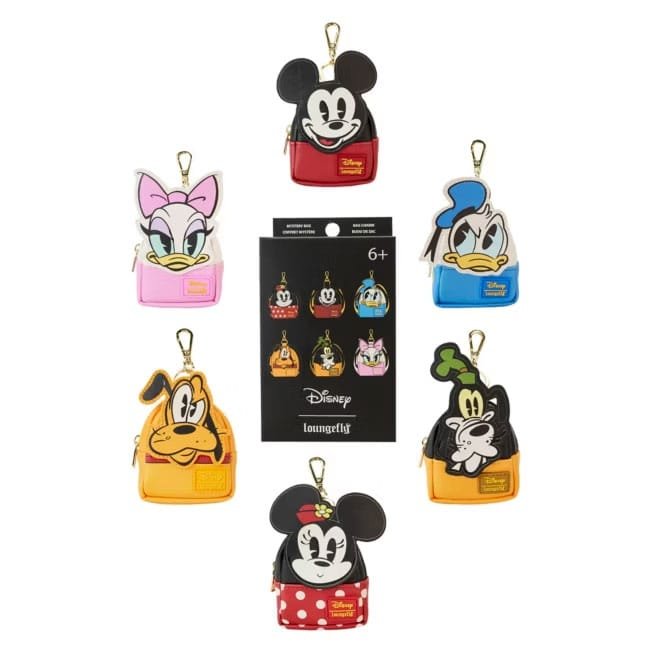 Mickey and friends by Loungefly Keychains Mini Backpack Blind Box Asso ...