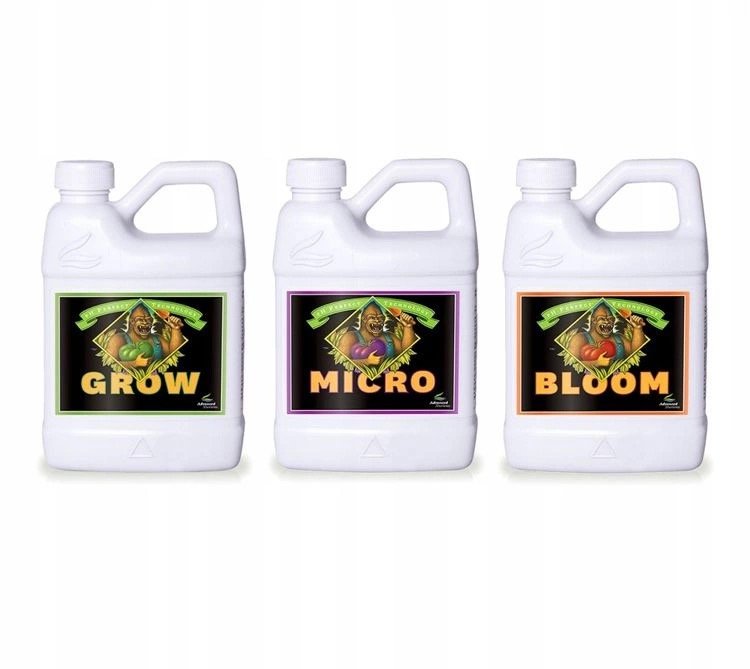 Micro |Bloom |Grow |Zestaw 3 x 500 ml|Advanced Nutrients|Formułą pH perfect - Advanced Nutrients ...