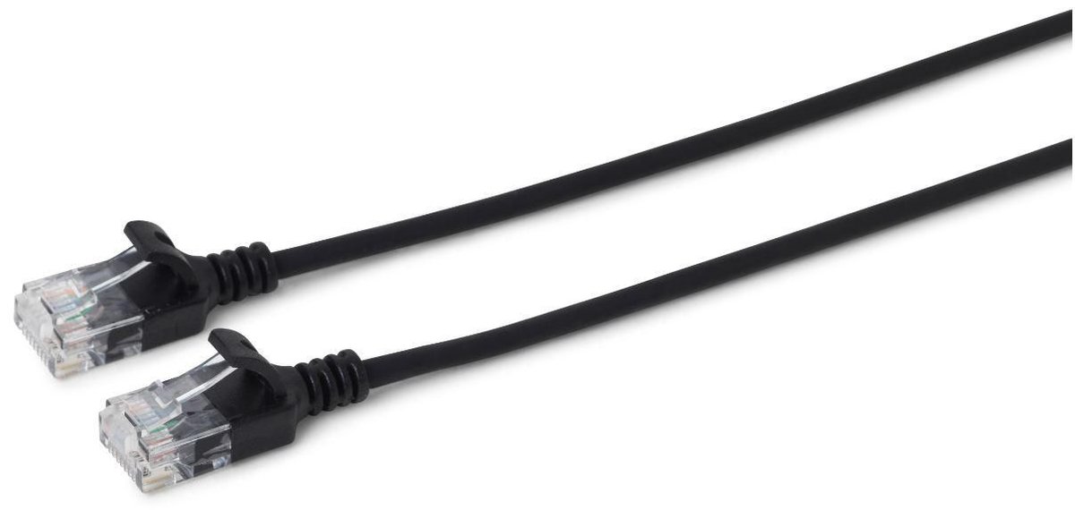 Microconnect U/Utp Cat6A Slim 0,25M Czarny - Microconnect | Sklep EMPIK.COM