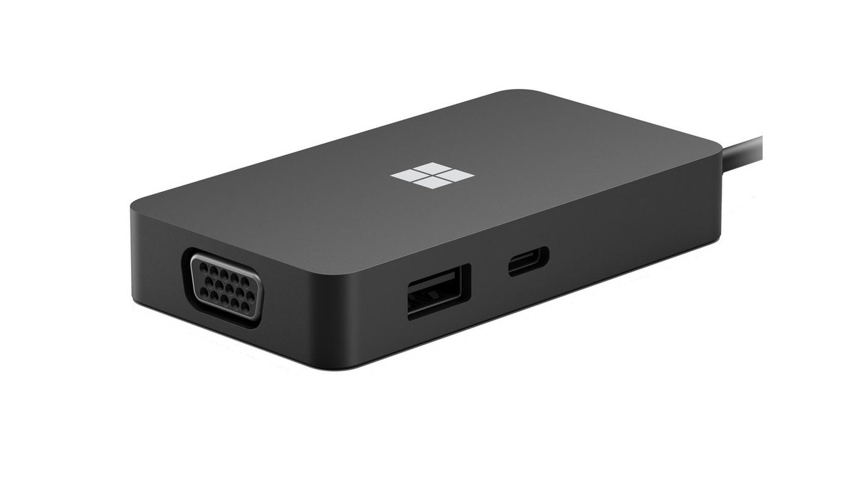 Microsoft Usb-C Travel Hub Czarny, Adapter Graficzny Usb, Hdmi, Vga, Swv-00002 - Inna marka ...