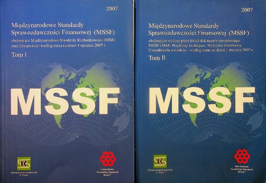 Międzynarodowe Standardy Sprawozdawczości Finansowej MSSF Tom I i II - Opracowanie zbiorowe ...