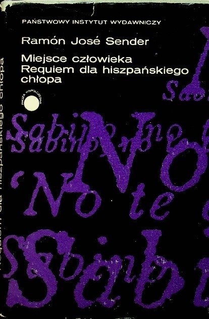 Miejsce człowieka Requiem dla hiszpańskiego chłopa - W opisie | Książka ...