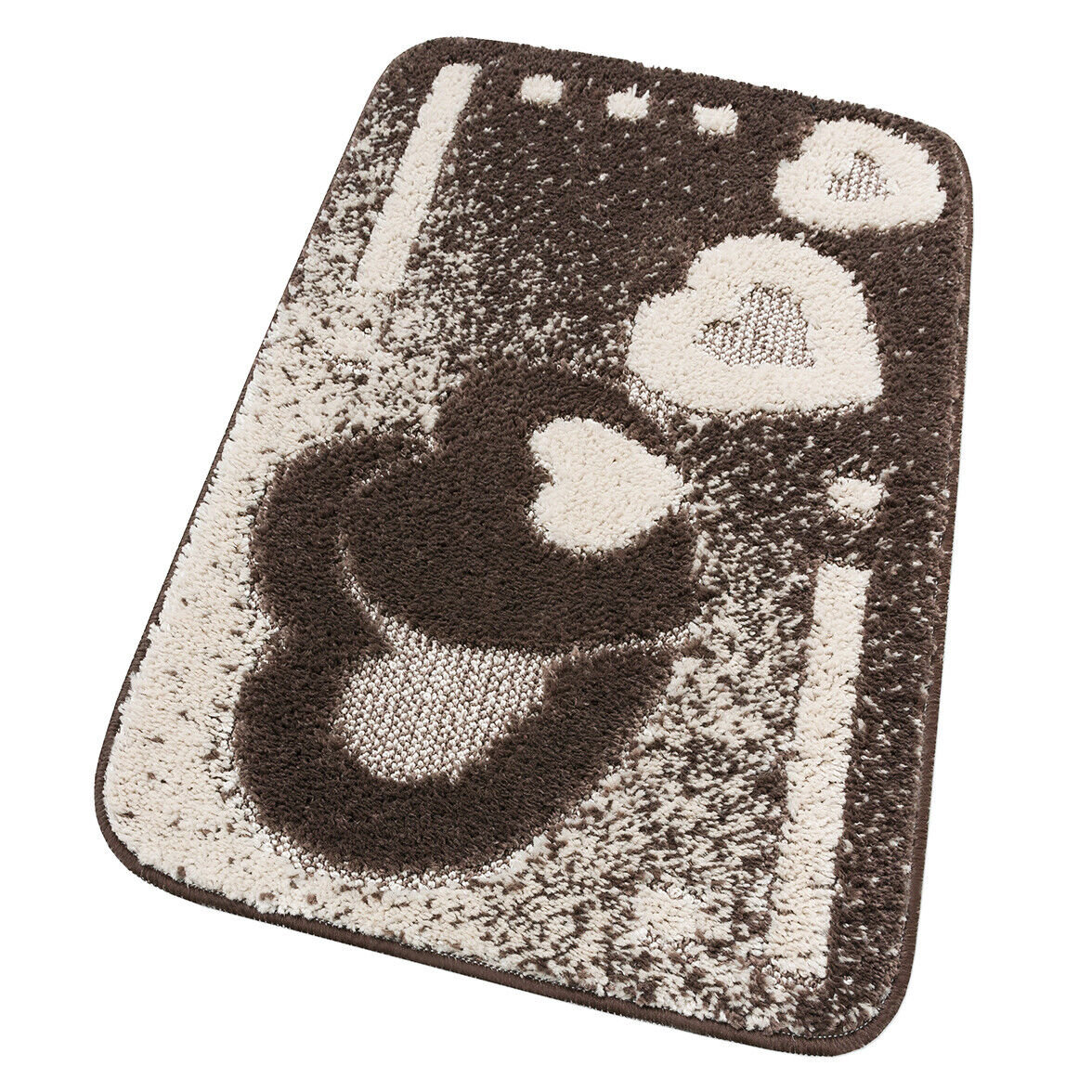 Miękka antypoślizgowa shaggy 3d chłonna mata łazienkowa 50x110 cm w ...