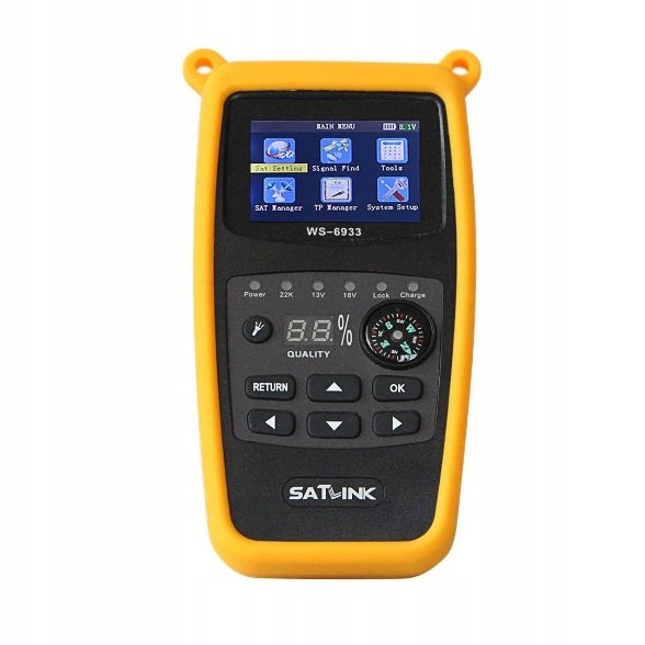 Miernik sygnału satelitarnego SATLINK WS-6933 TV SAT DVB-S2 950-2150 ...