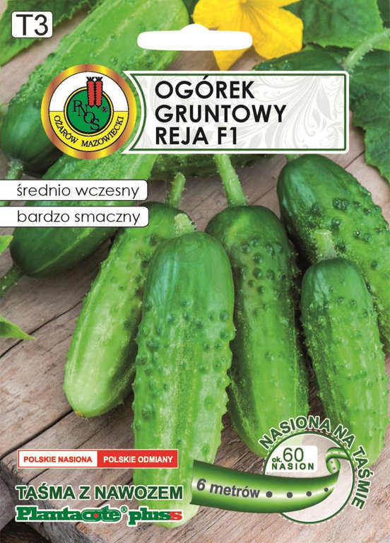 Mieszaniec F1. Odmiana średnio wczesna. Bardzo plenna. Tworzy owoce ...