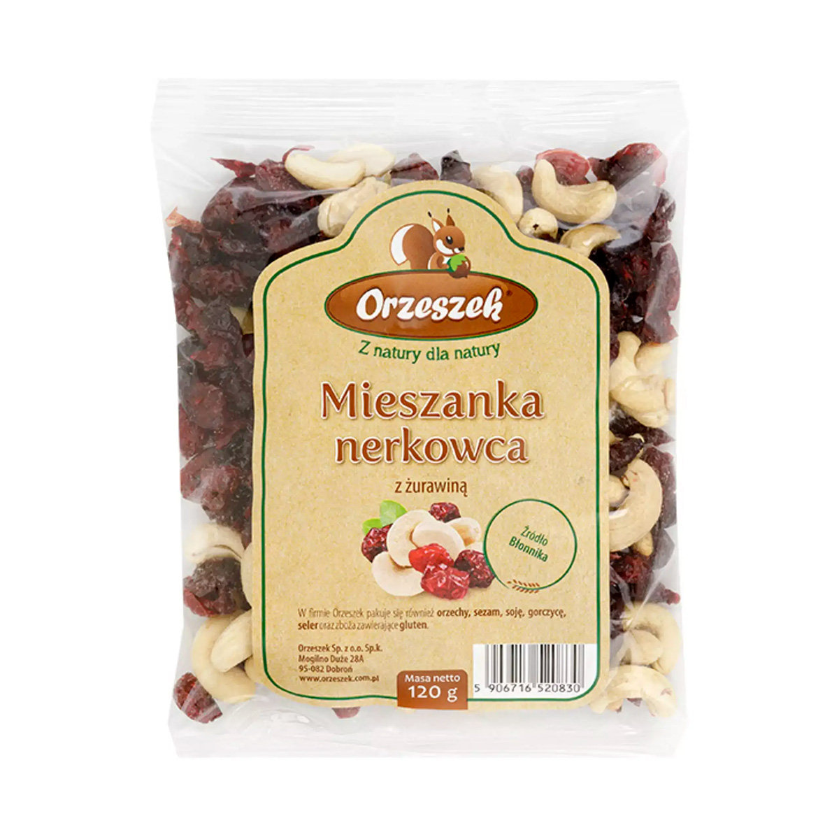 Mieszanka nerkowca z żurawiną Orzeszek - Orzeszek | Sklep EMPIK.COM