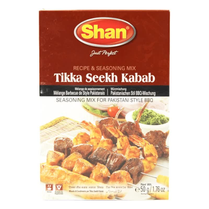 Mieszanka Przypraw Tikka Seekh Kebab Shan 50g - Shan | Sklep EMPIK.COM Mieszanka Przypraw Tikka Seekh Kebab Shan 50g - Shan | Sklep EMPIK.COM