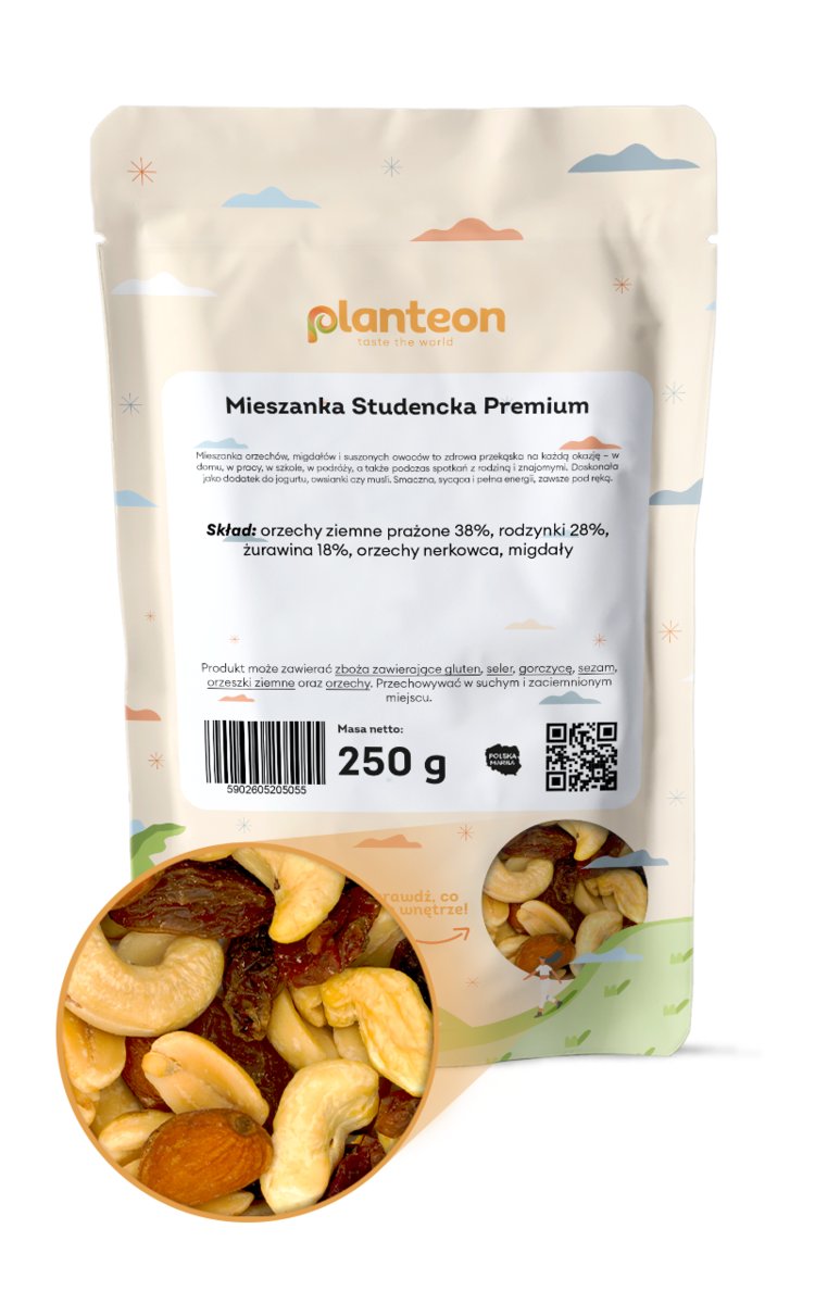 Mieszanka Studencka Premium 500g - Planteon | Sklep EMPIK.COM