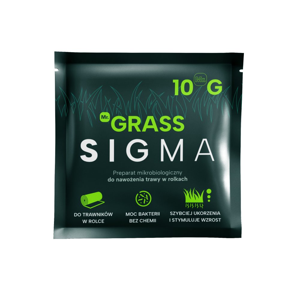 Mikrobiologiczny nawóz do trawy w rolkach GRASS SIGMA 10g - Inna marka ...