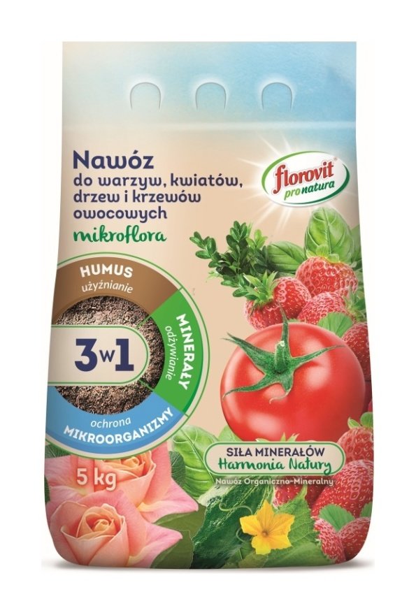 Mikroflora do warzyw, kwiatów, drzew i krzewów owocowych 5 kg Florovit Pro Natura - Inco | Sklep ...