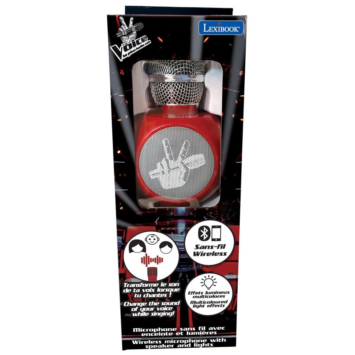 Mikrofon Do Karaoke The Voice Bluetooth Z Głośnikiem Lexibook Mic260Tv ...