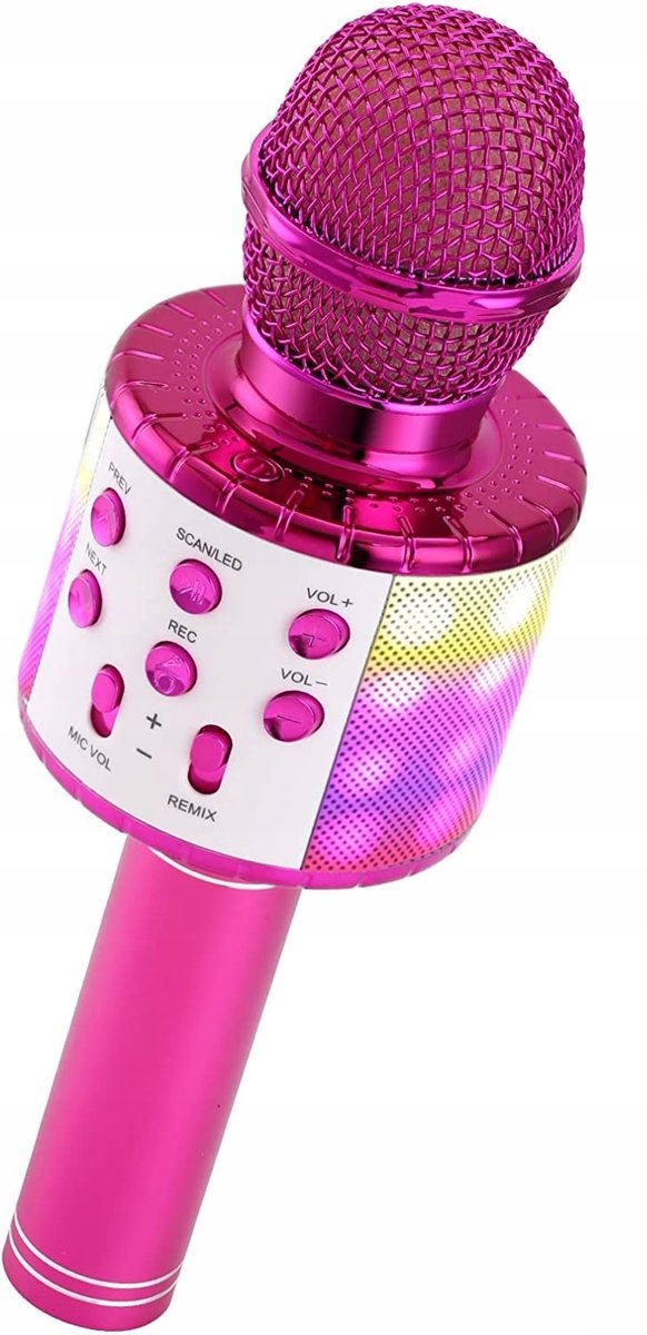 Mikrofon Karaoke Bezprzewodowy Bt Let'S Go Mkf01 Różowy - Inny ...