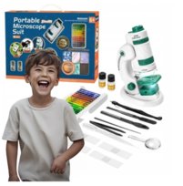 Mikroskop 60180 DIGITAL Pro LED Zestaw Cyfrowy Szkoła Nowa Biologia ...