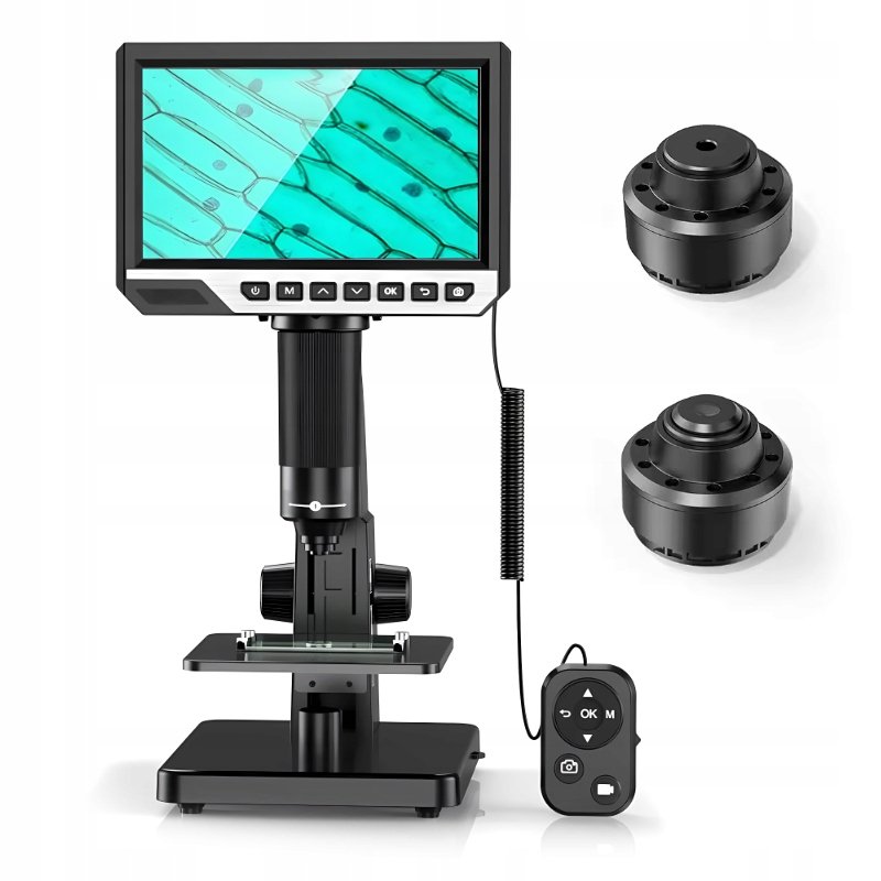 Mikroskop Cyfrowy Inskam 315 Lcd 7 Dual 2000x 12mp Fullhd 1080p ...
