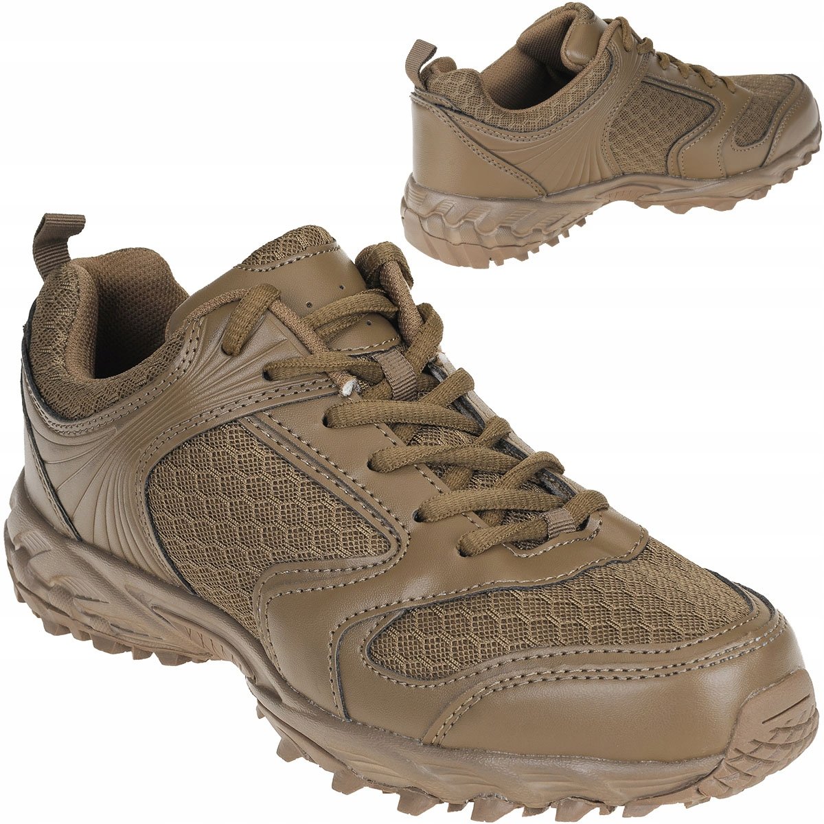 Mil-Tec Sportowe Wojskowe Buty Taktyczne Męskie Bundeswehr Coyote 47 ...