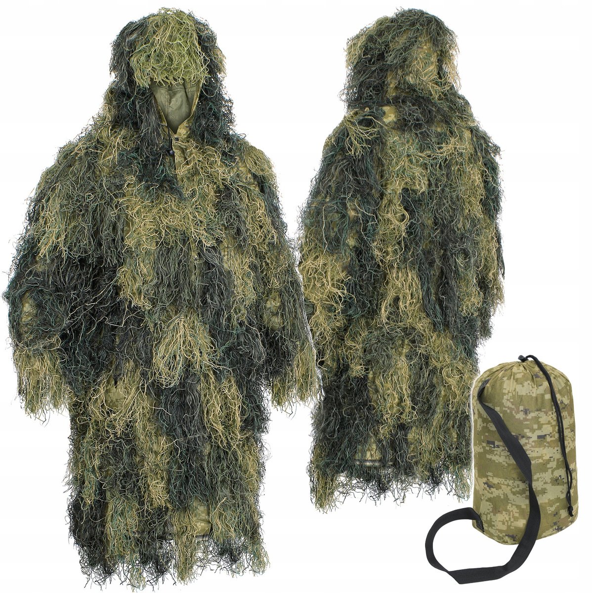 Mil-Tec, Strój maskujący, Kamuflaż, GHILLIE PARKA BASIC ANTI FIRE WOODLAND, XL/XXL - Mil-Tec ...