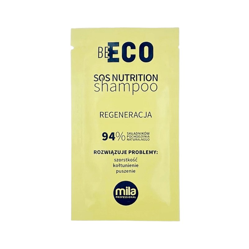 Mila, Be Eco SOS Nutrition, Szampon do Wosów Zniszczonych Saszetka, 10ml | Sklep EMPIK.COM