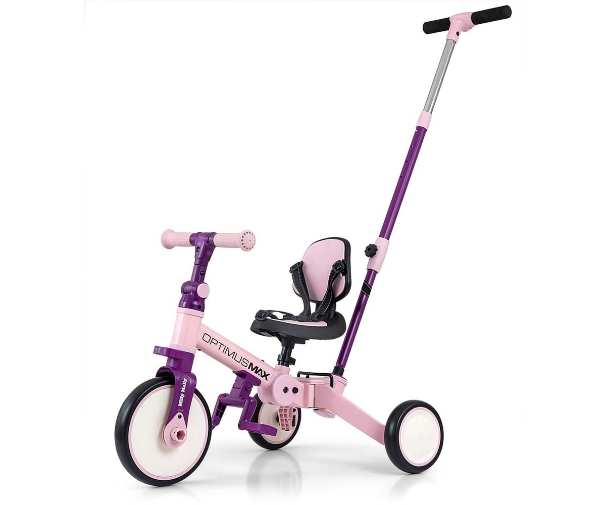 Milly Mally Rowerek 5w1 Optimus Max Pink - Milly Mally | Sklep EMPIK.COM